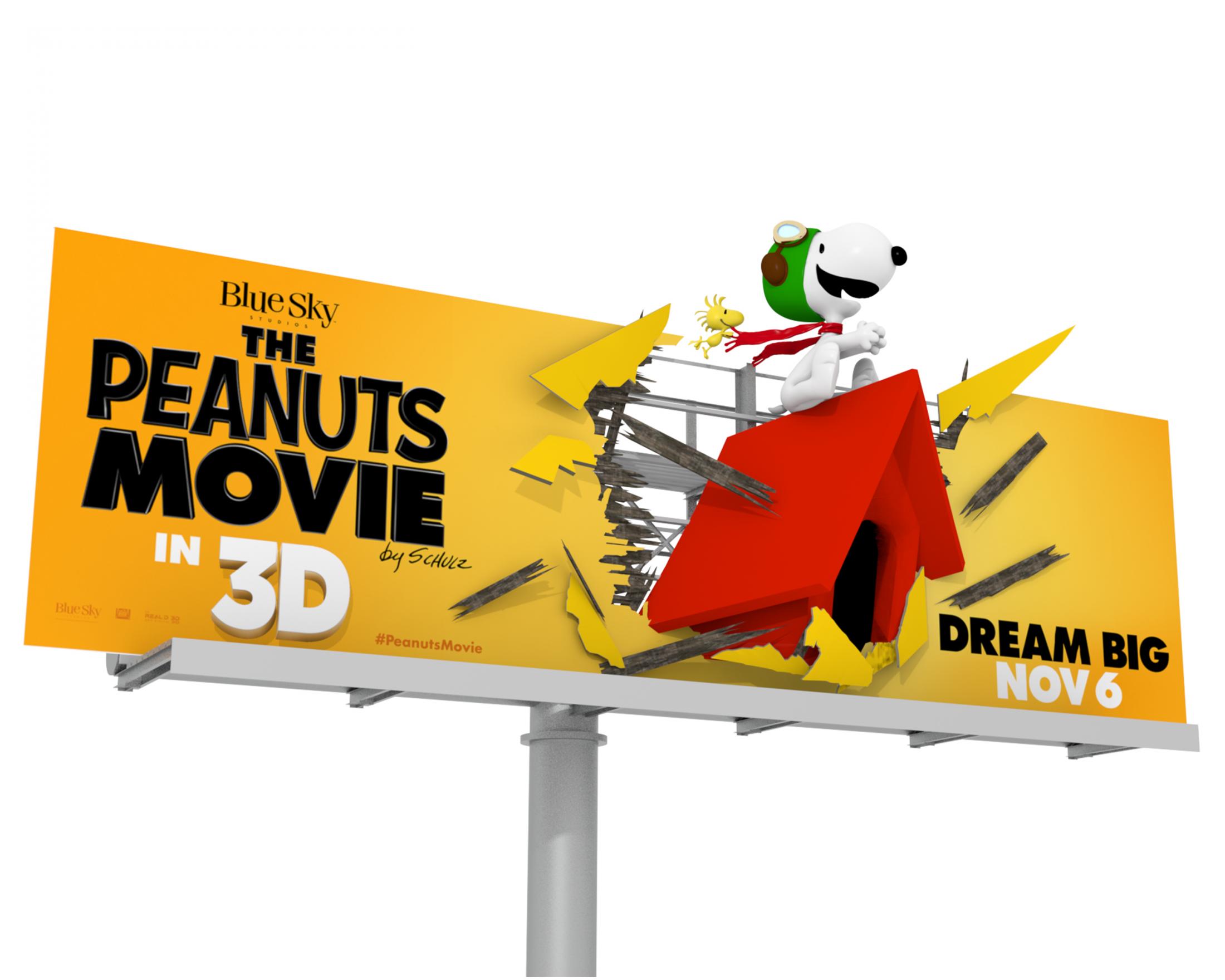 The Peanuts Movie 3D Billboard Clios the-peanuts-movie-3d-billboard-clios