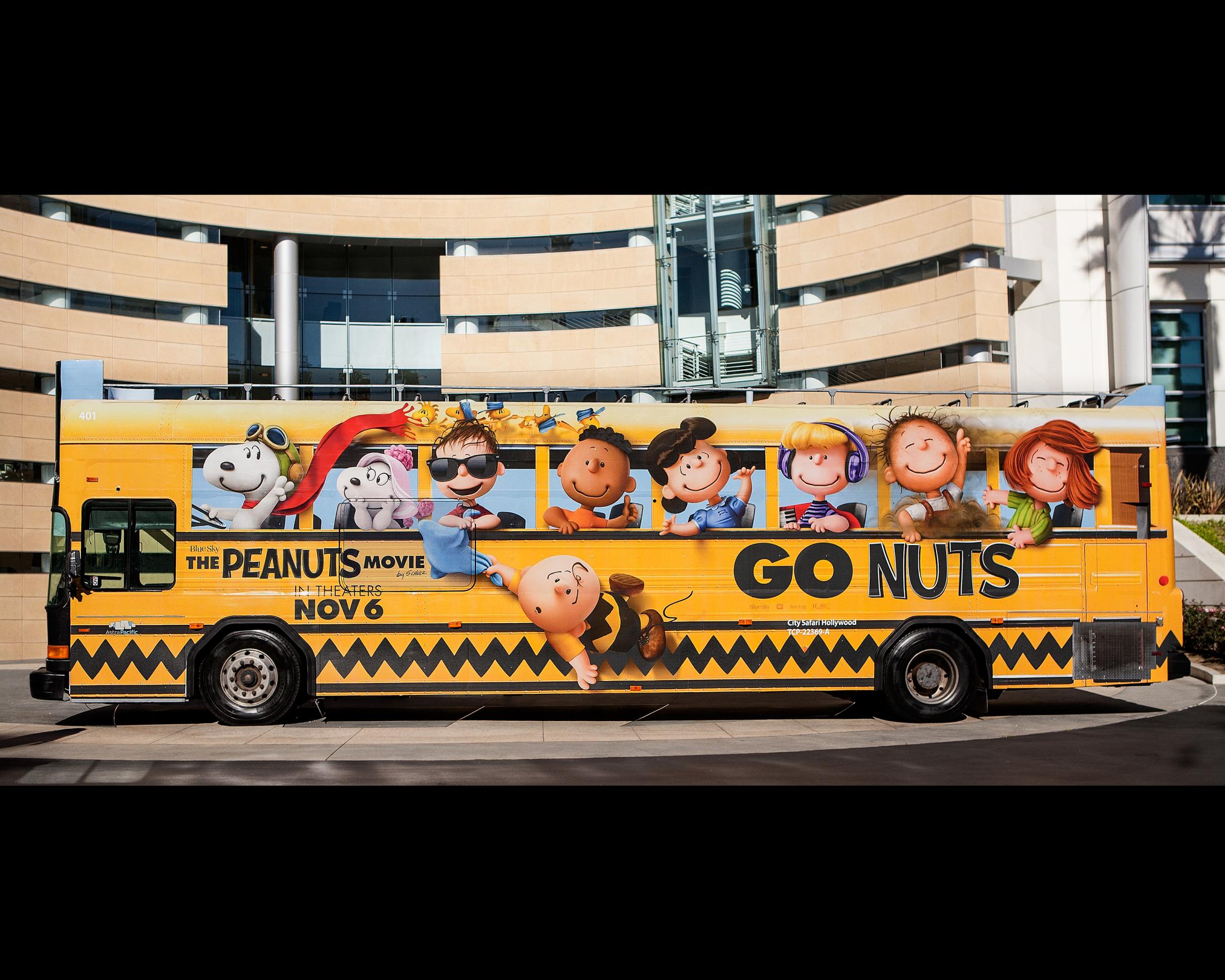 The Peanuts Movie - Peanuts School Bus - Bus Wrap | Clios